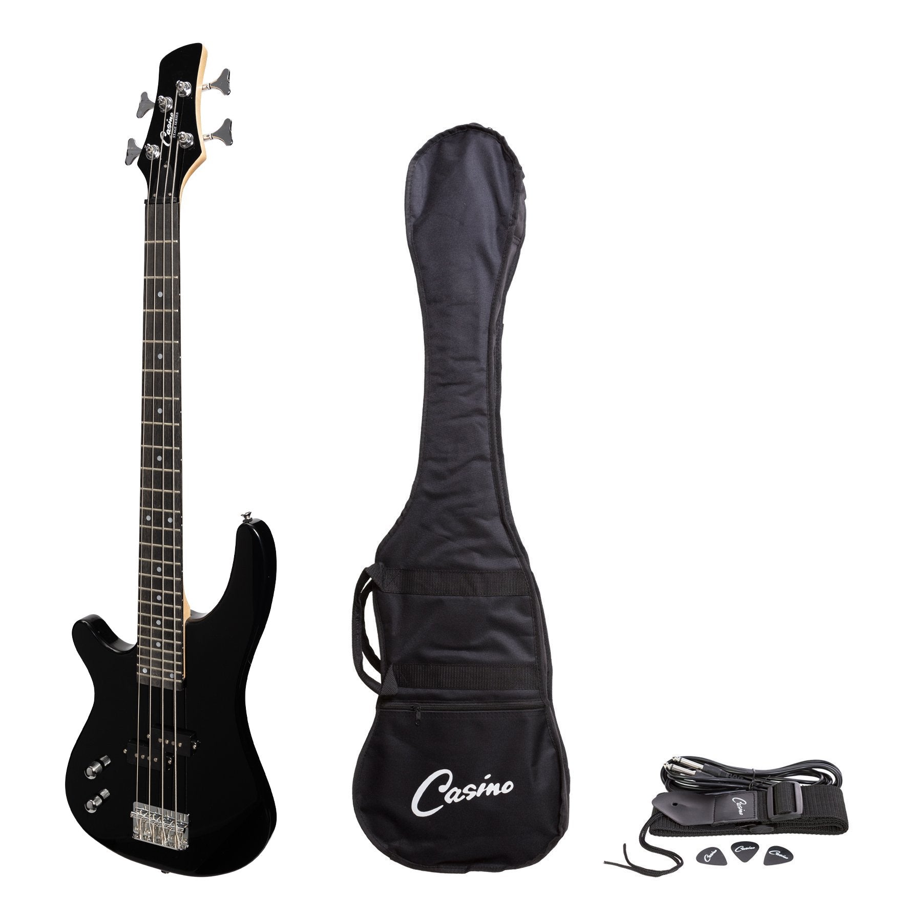 Casino CTB-24S-BLK '24 Series' Left Handed Short Scale Tune-Style ...