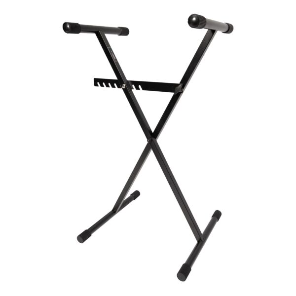 Crown Heavy Duty X-Style Bar-Latch Height Adjustable Keyboard Stand ...