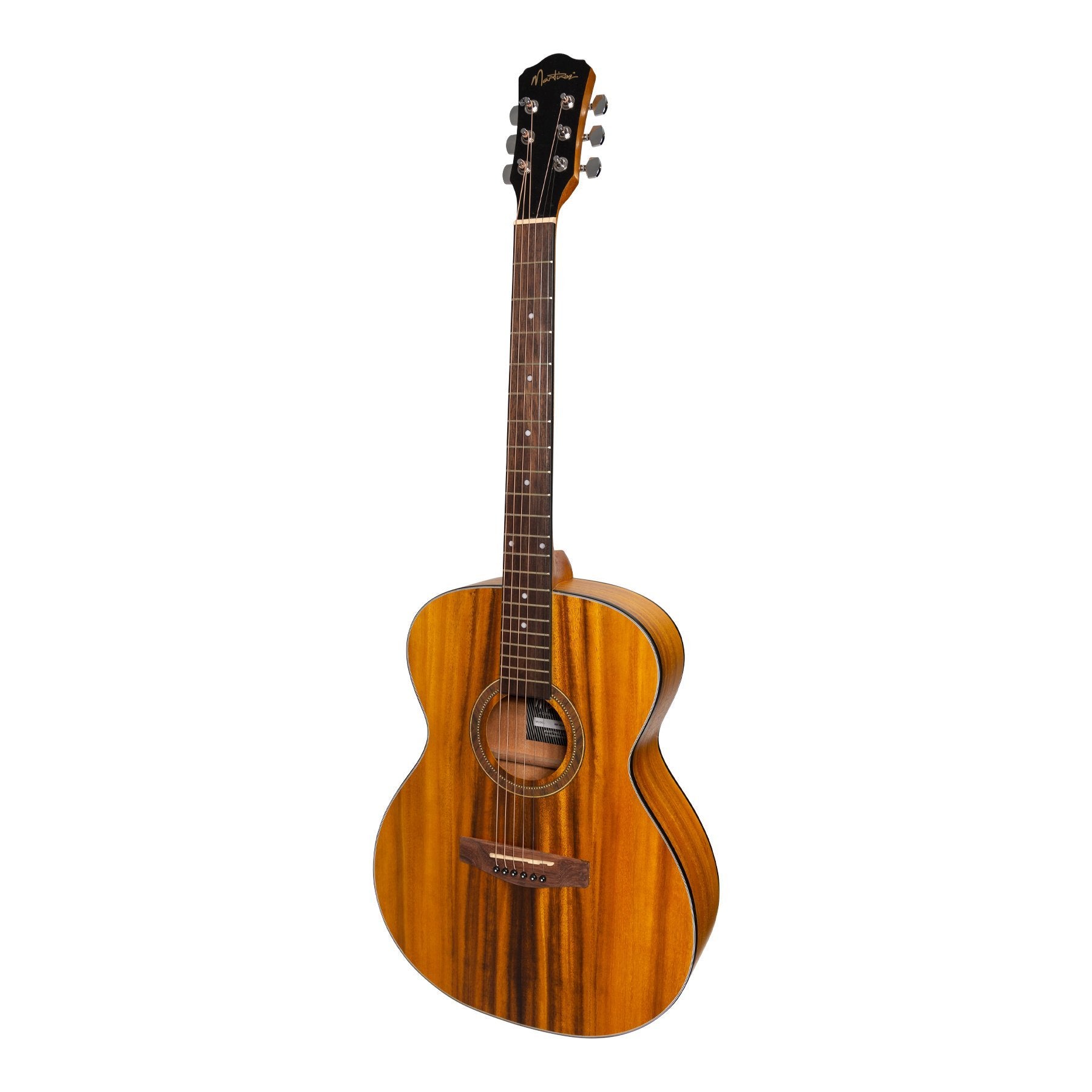 Martinez '41 Series' Folk Size Acoustic Guitar with Built-in Tuner ...