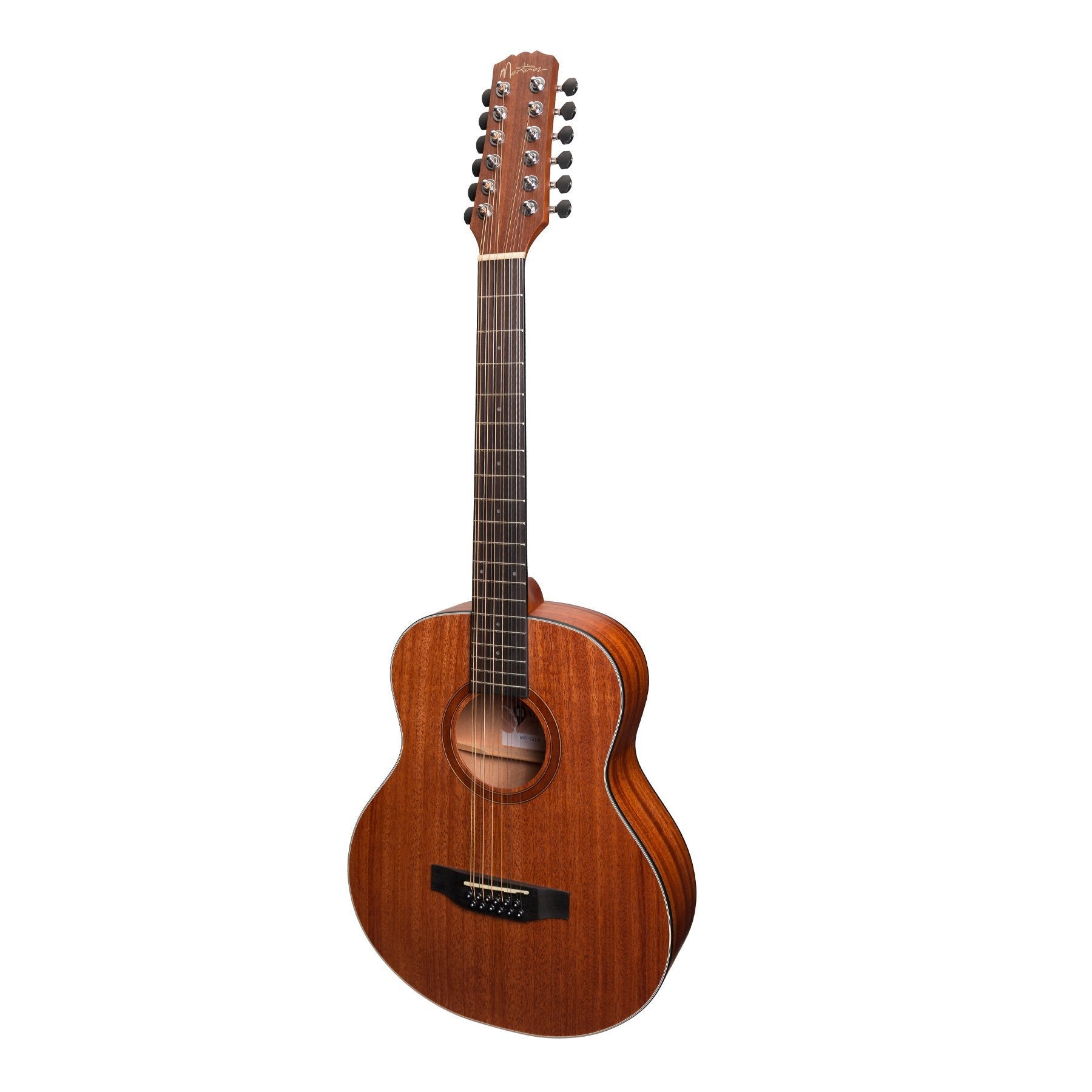 Martinez MNS-1512-MOP 'Natural Series' Mahogany Top 12-String Acoustic ...
