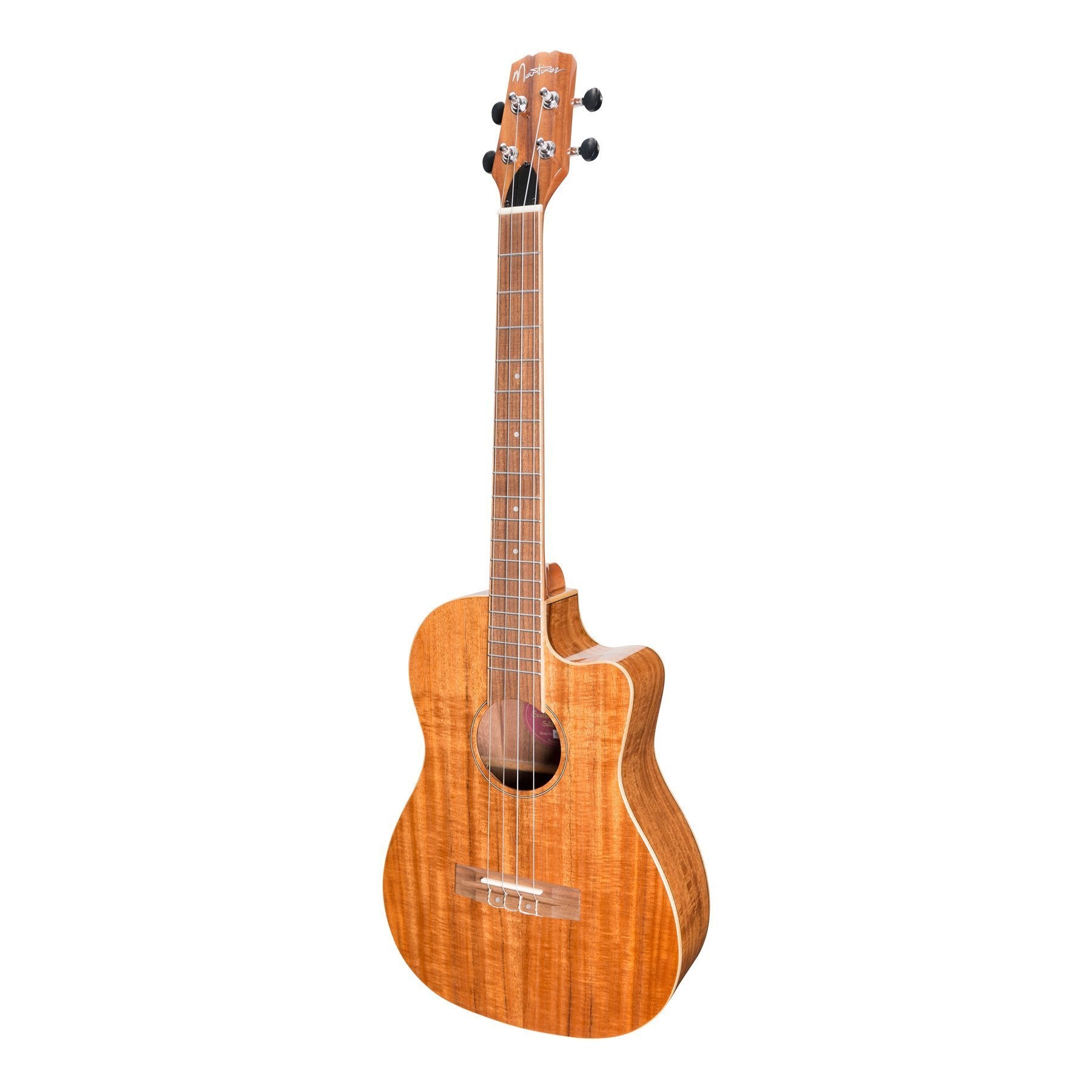 Martinez 'Southern Belle 8 Series' Koa Solid Top Electric Cutaway ...