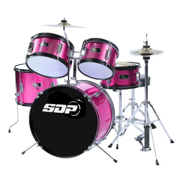 Sonic Drive 5-Piece Junior Drum Kit (Metallic Pink) - Metro Music School